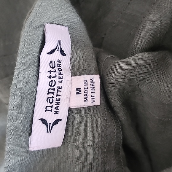 Nanette Lepore | Tops | New Nanette Lepore Prairie Sleeveless Pleated Peasant Top In Sage Medium ...